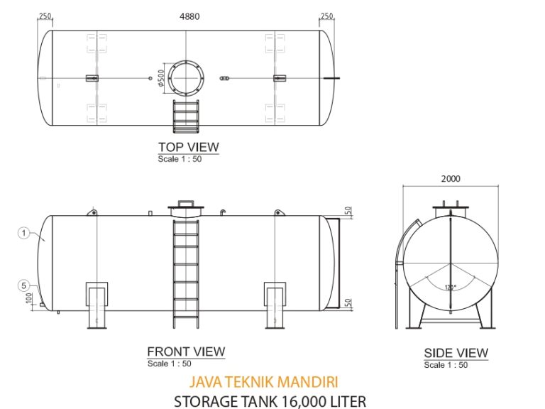 Biaya Pembuatan Storage Tank - JAVA TEKNIK MANDIRI